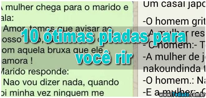 10 ótimas piadas para você rir