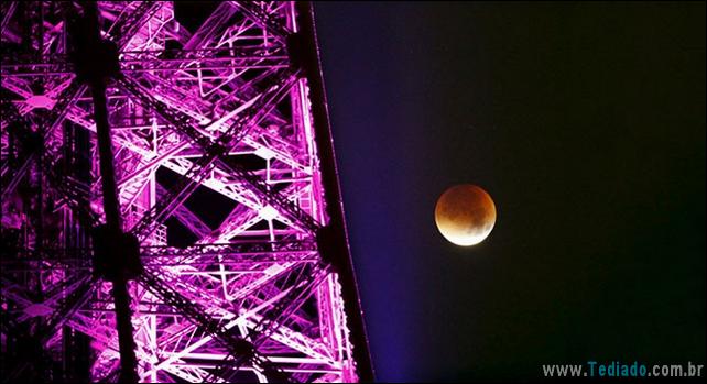 26 fotos da eclipse da lua de diferentes cantos do mundo