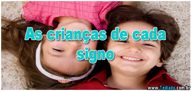 As crianças de cada signo