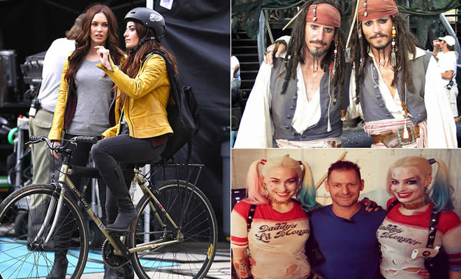 Dose dupla! 40 Atores e seus dubles