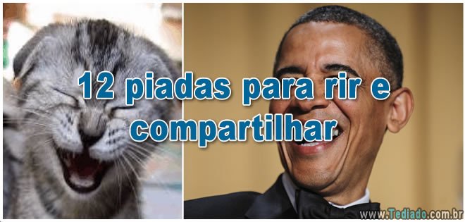 12 piadas para rir e compartilhar