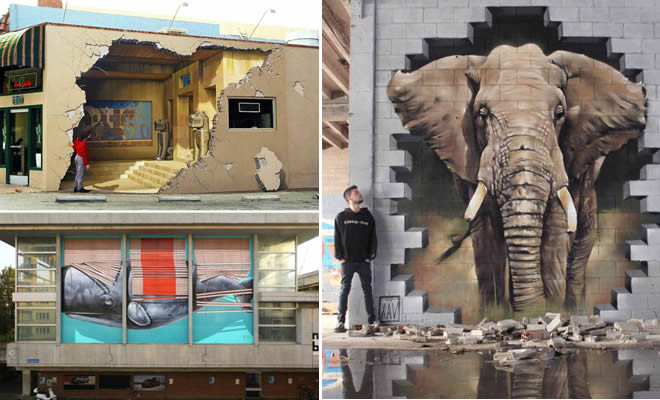 25 exemplos incrível de arte de rua em todo o mundo