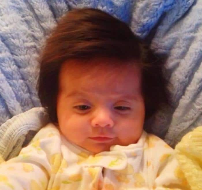17 fotos de bebês cabeludos e enlouquecem a Internet - Tediado