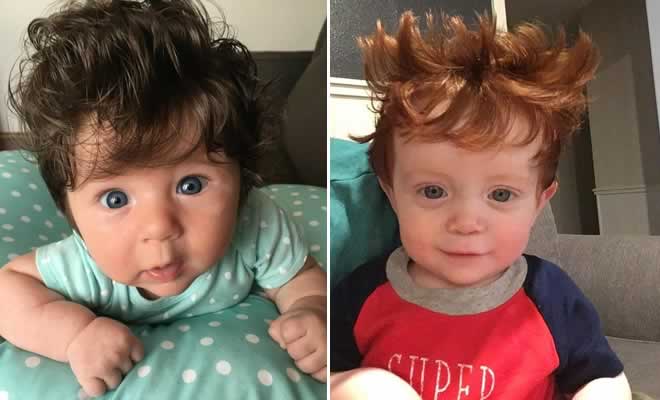 17 fotos de bebês cabeludos e enlouquecem a Internet - Tediado