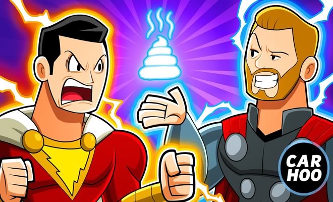 Shazam vs Thor - Tediado
