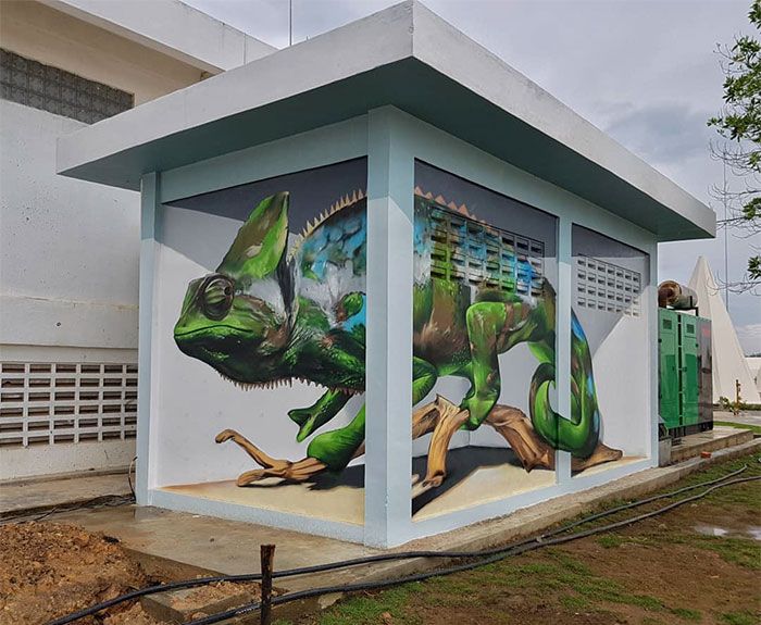 20 arte de rua 3D de cair o queixo por Odeith - Tediado