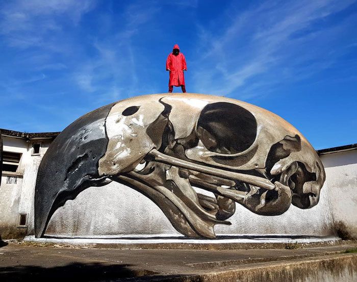 20 arte de rua 3D de cair o queixo por Odeith - Tediado