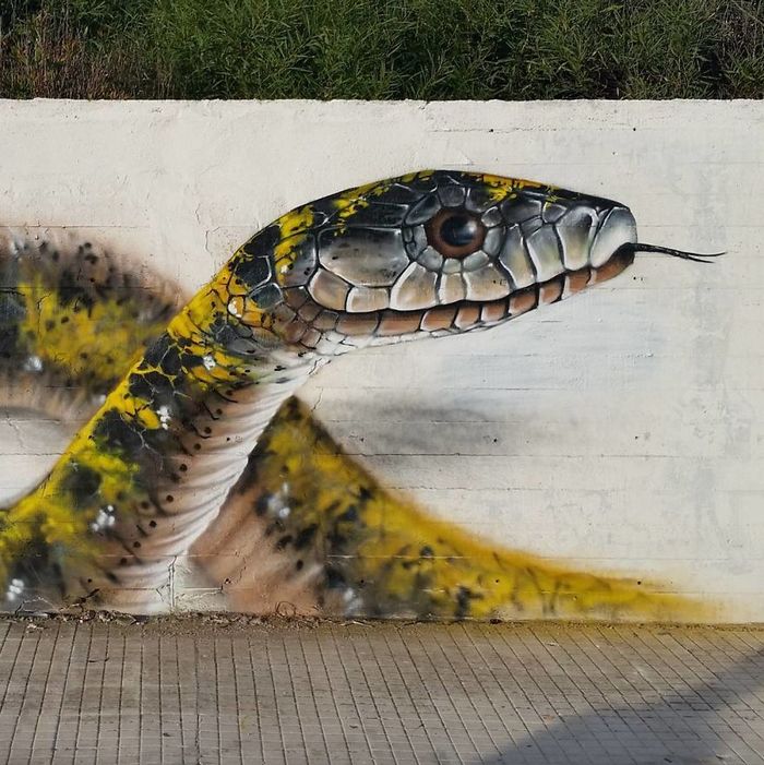 30 fotos de arte de rua em 3D que interagem com seus arredores - Tediado