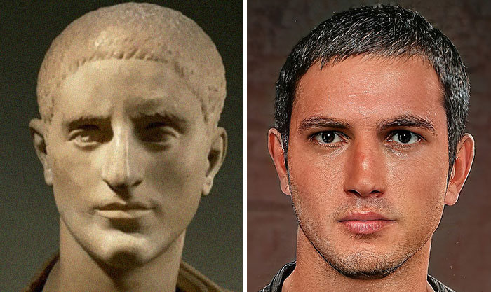 Artista mostra como os imperadores romanos eram na vida real - Tediado