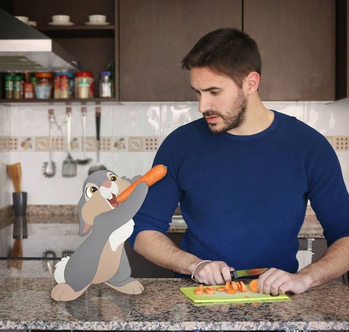 Artista adiciona personagens da Disney em suas fotos e o resultado é ...