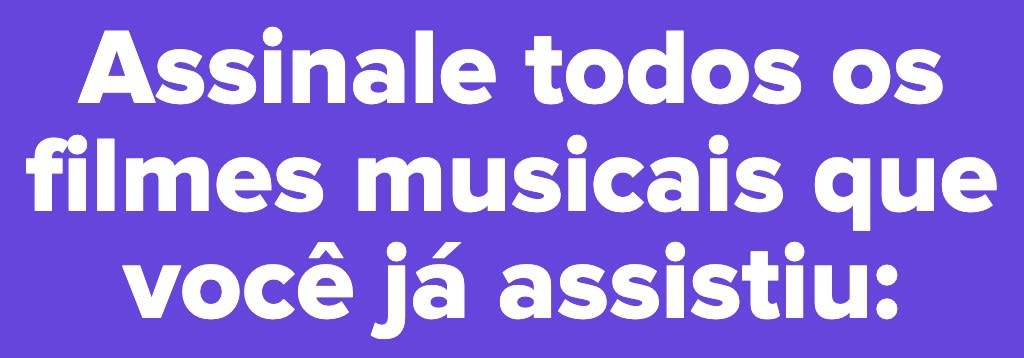 Quais desses 30 musicais clássicos que você já viu? - Tediado