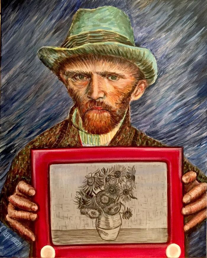 Artista pega cenas clássicas e as usa para criar pinturas humorísticas ...