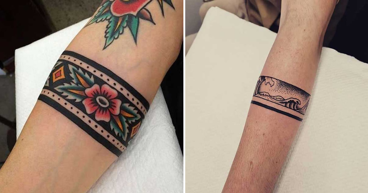 32 Ideias De Tatuagens De Braceletes Tediado