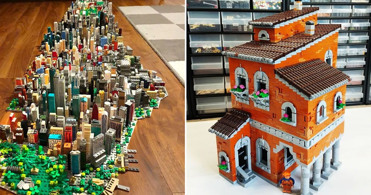 42 incríveis construções de LEGO que são verdadeiras obras de arte ...
