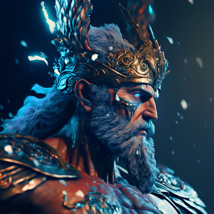 Artista faz 32 imagens poderosas e detalhadas de deuses e deusas - Tediado