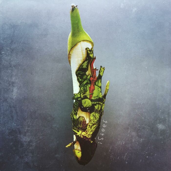 A arte inusitada de Stephan Brusche: Transformando bananas em obras ...