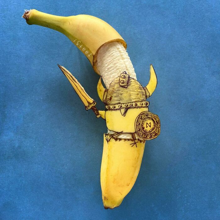 A arte inusitada de Stephan Brusche: Transformando bananas em obras ...