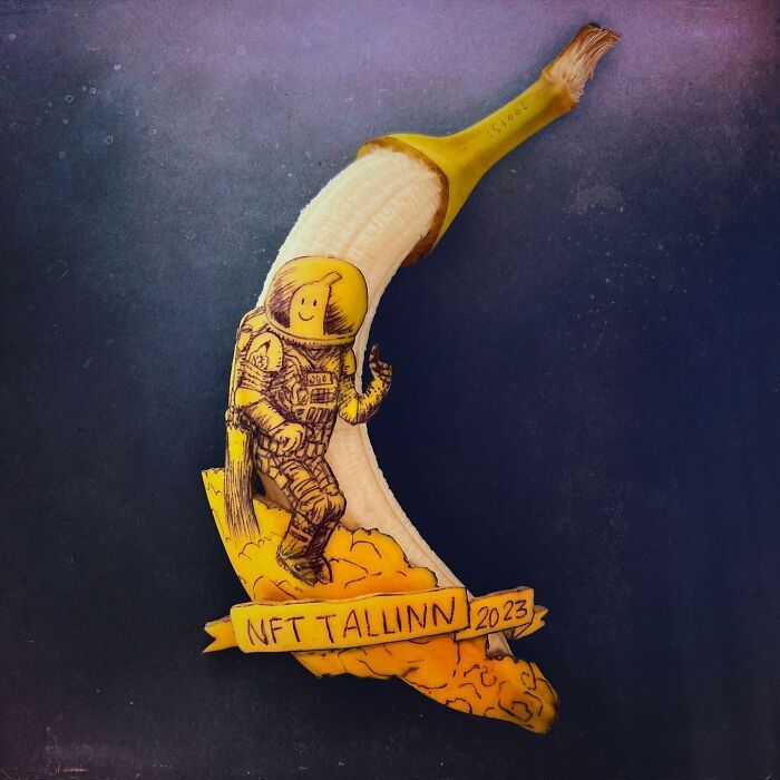 A arte inusitada de Stephan Brusche: Transformando bananas em obras ...