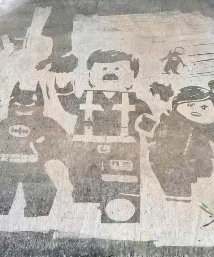 Descubra a arte inusitada de Sam Ward: Pinturas na calçada com lavadora ...