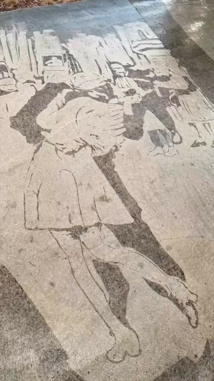 Descubra a arte inusitada de Sam Ward: Pinturas na calçada com lavadora ...