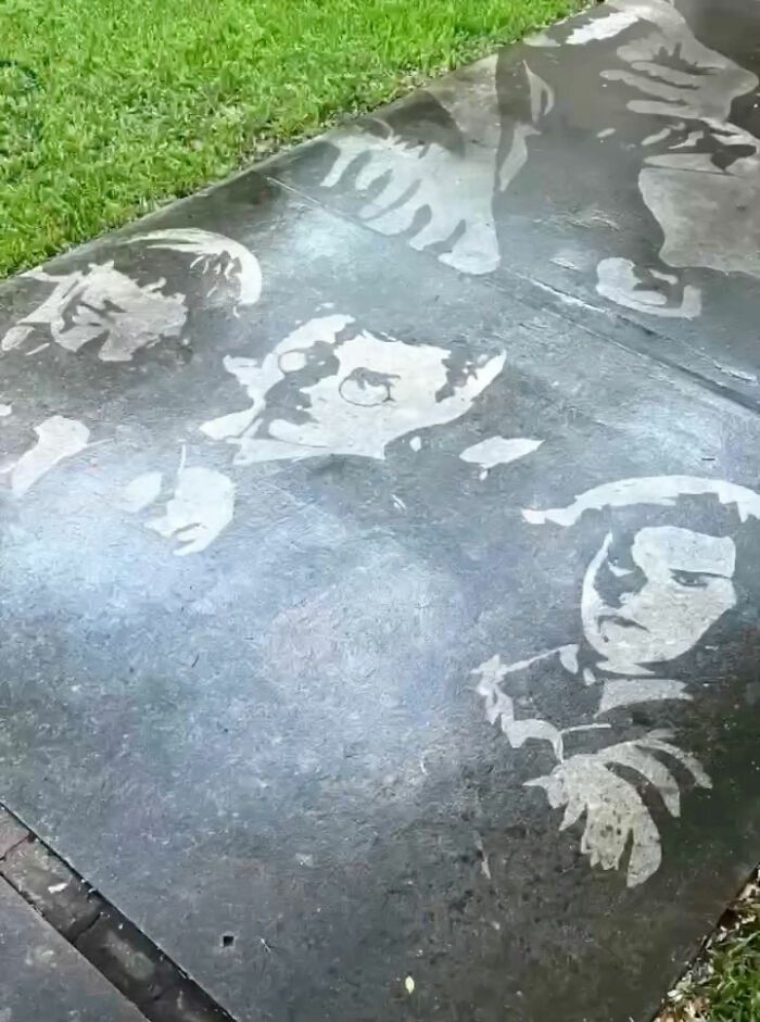 Descubra a arte inusitada de Sam Ward: Pinturas na calçada com lavadora ...