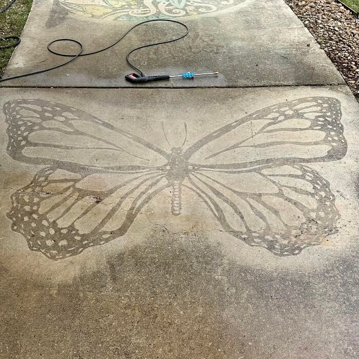 Descubra a arte inusitada de Sam Ward: Pinturas na calçada com lavadora ...