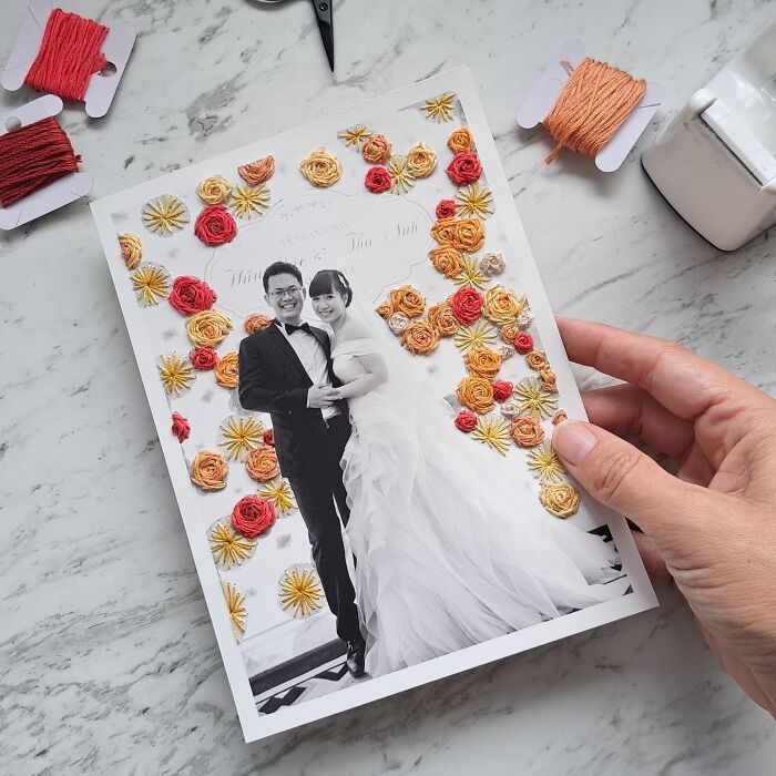 Descubra a arte única de Katia Herrera: Fotografias bordadas à mão (25 fotos) - Tediado