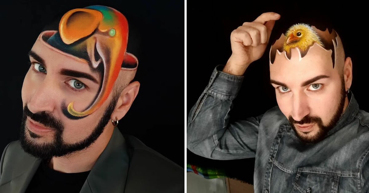 Luca Luce: O artista que transformou a maquiagem em arte 3D surreal (25 ...