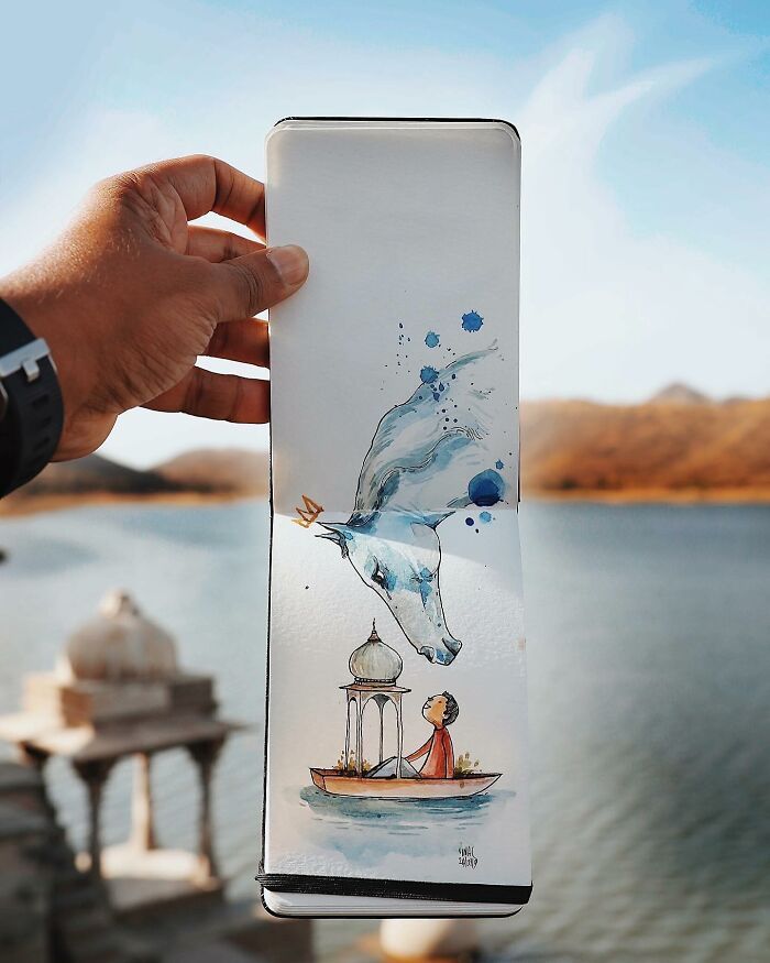 Vimal Chandran: O artista visual que une folclore indiano, cultura pop ...