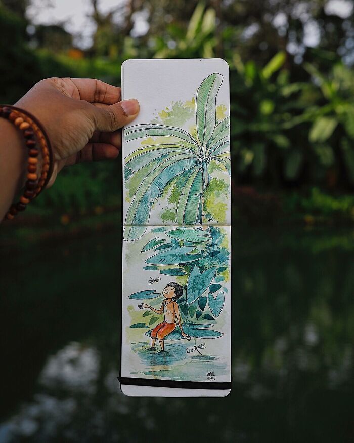 Vimal Chandran: O artista visual que une folclore indiano, cultura pop ...