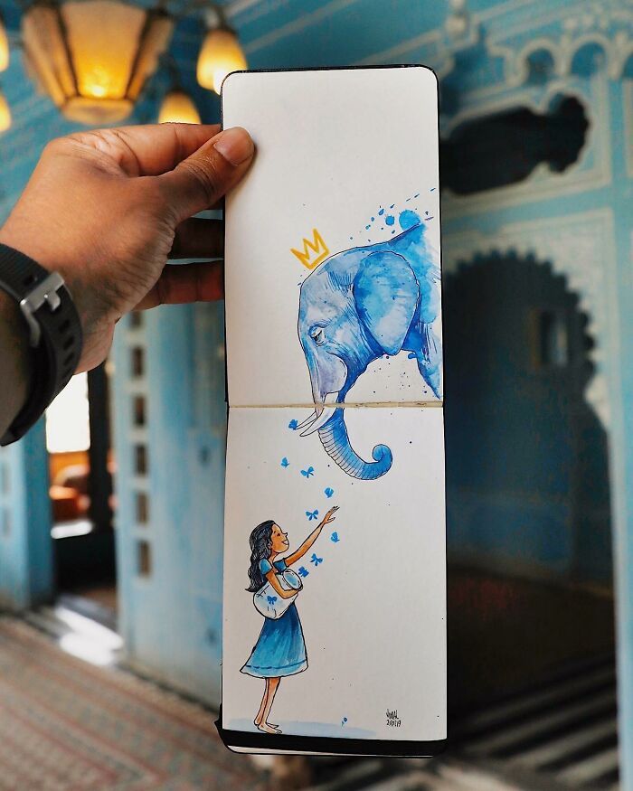 Vimal Chandran: O artista visual que une folclore indiano, cultura pop ...