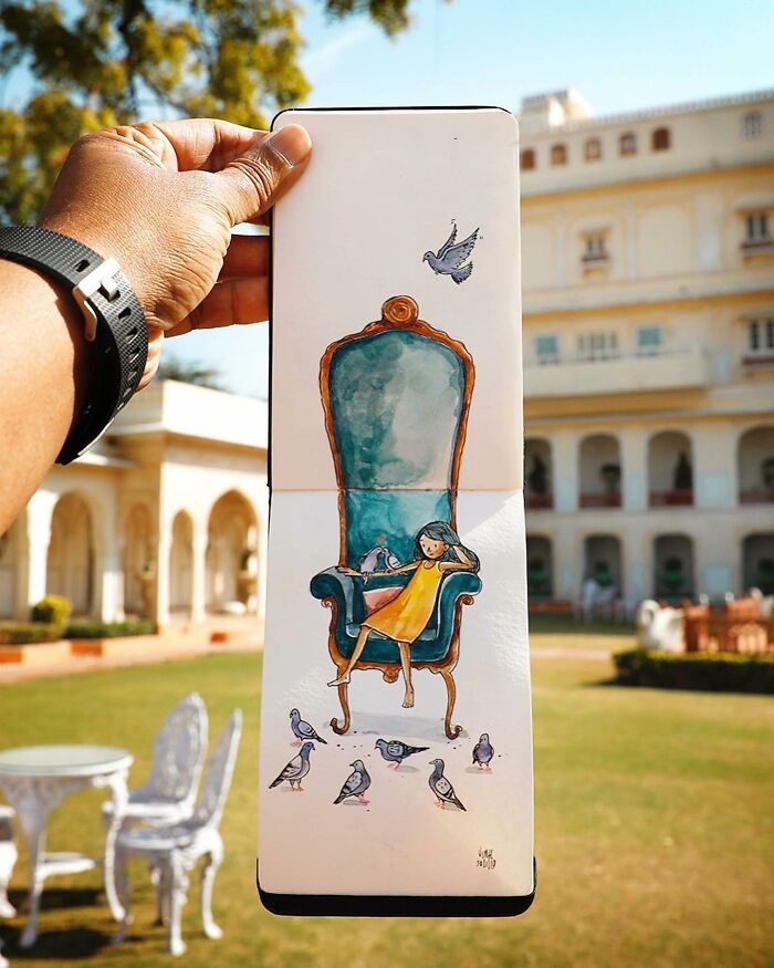 Vimal Chandran: O artista visual que une folclore indiano, cultura pop ...