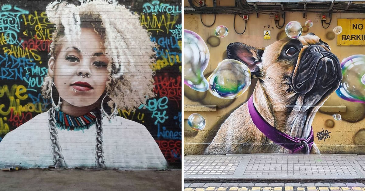 Bobby RogueOne: O artista de rua que faz Glasgow sorrir com seus murais ...